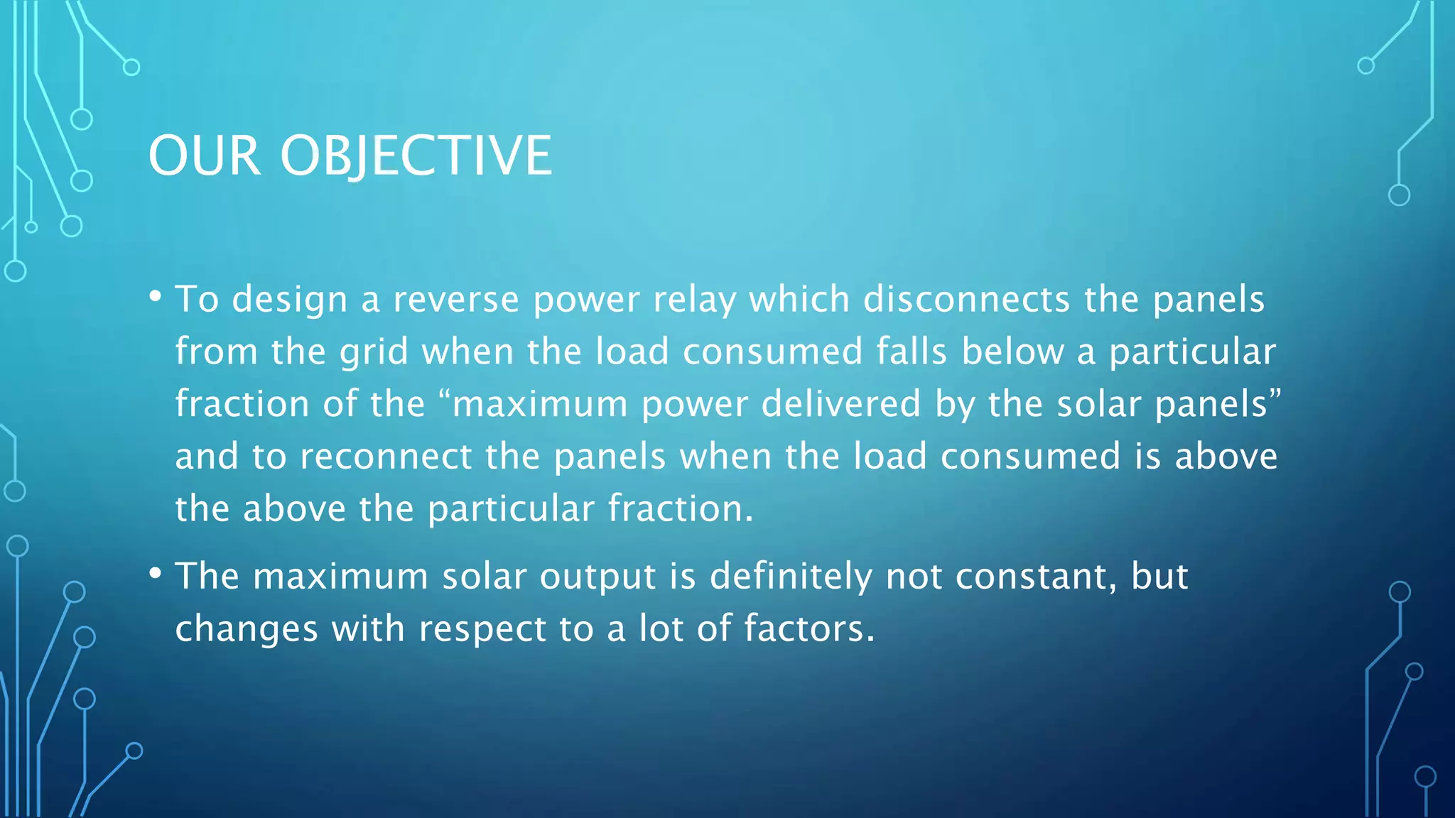 Reverse power relay | PPT