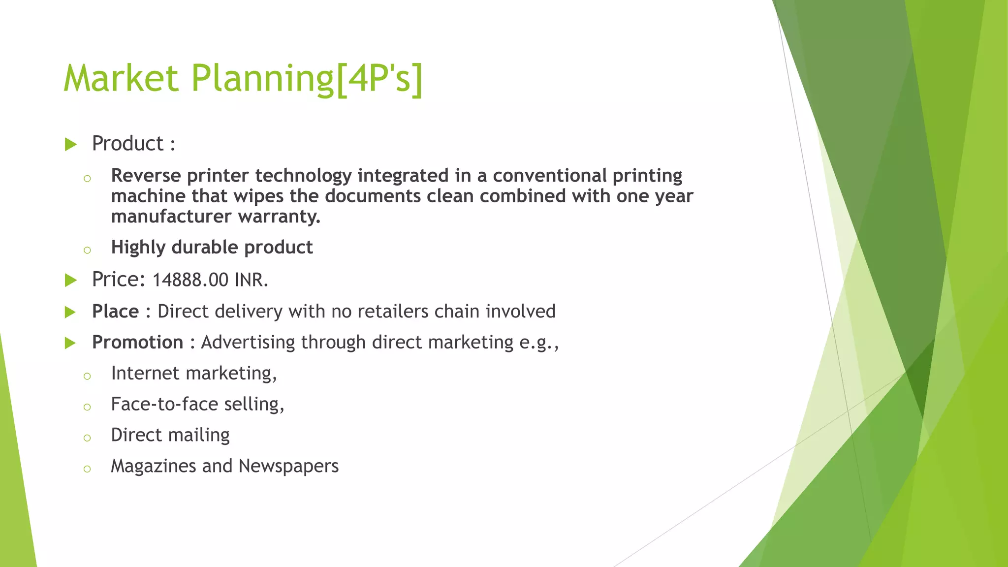 REVERSE or UN- PRINTER MARKETING STRATEGY | PPTX