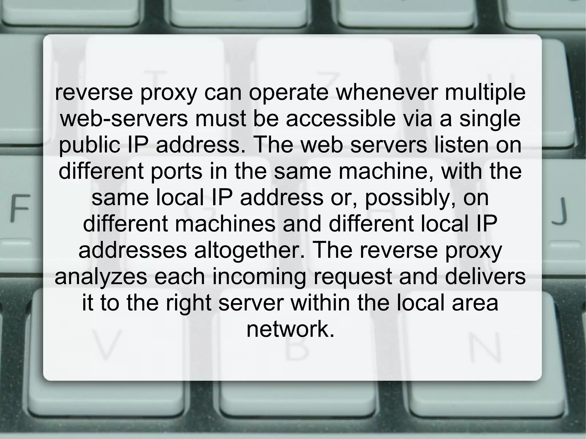 Reverse proxy | PPT