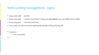 Reverse proxy & web cache with NGINX, HAProxy and Varnish | PPTX