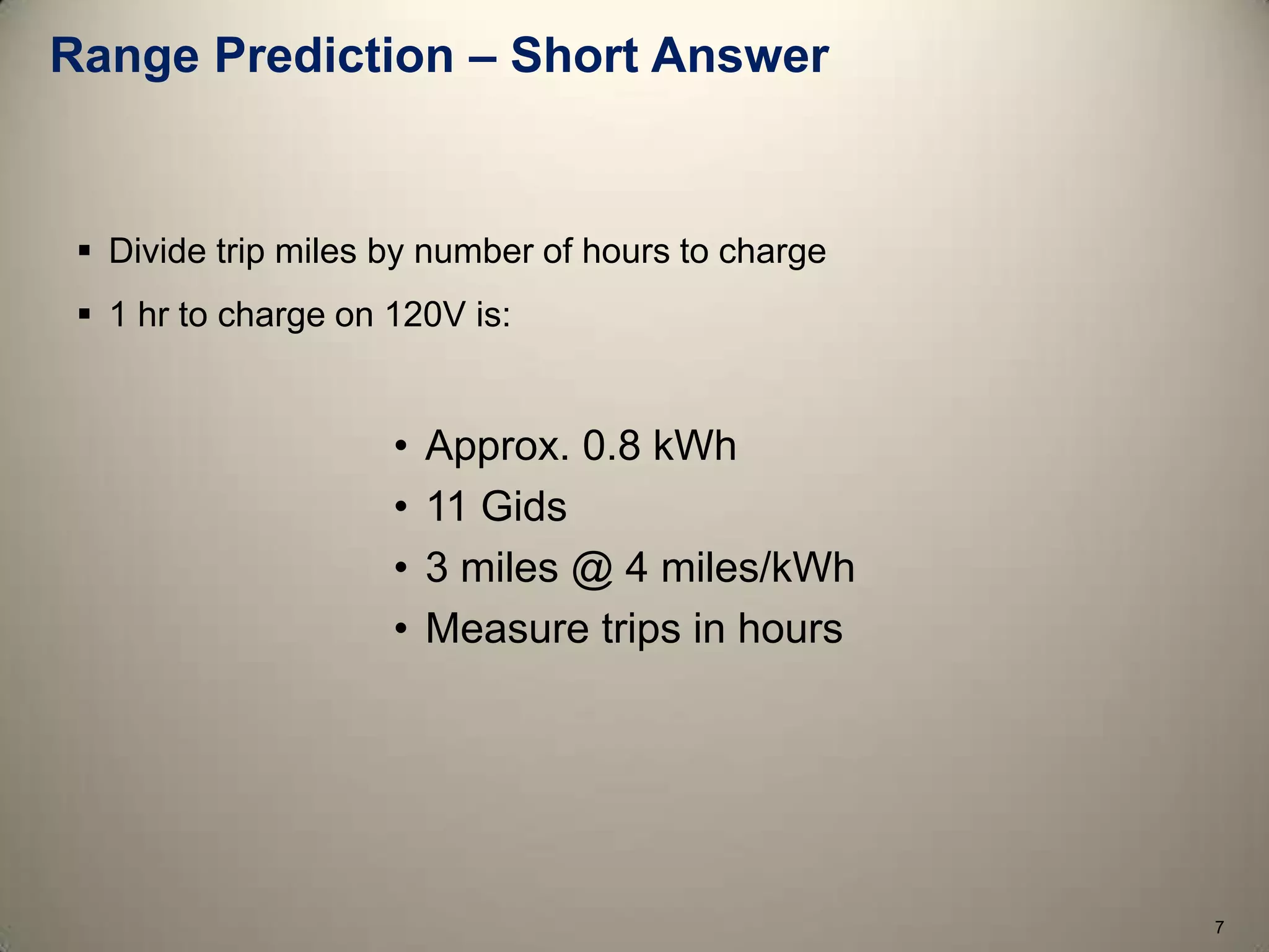 Nissan LEAF - Reverse SOC Meter | PPT