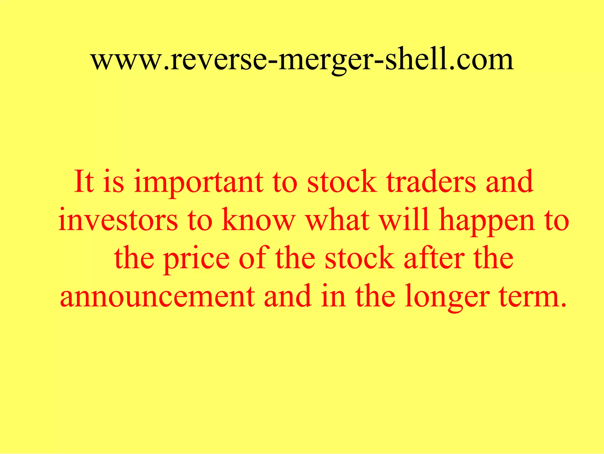 Reverse splits - good or bad | PPT