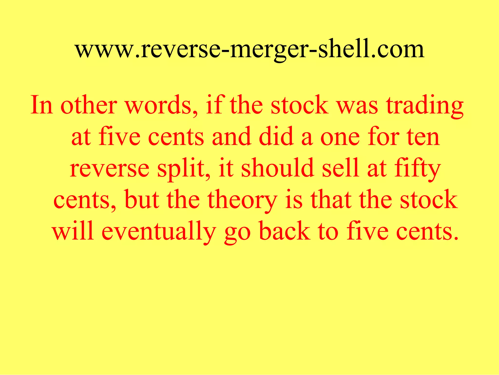 Reverse Splits Good Or Bad Ppt