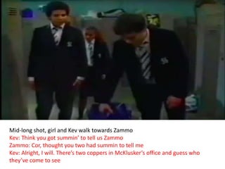 Reverse Storyboard of Zammo Busted | PPT