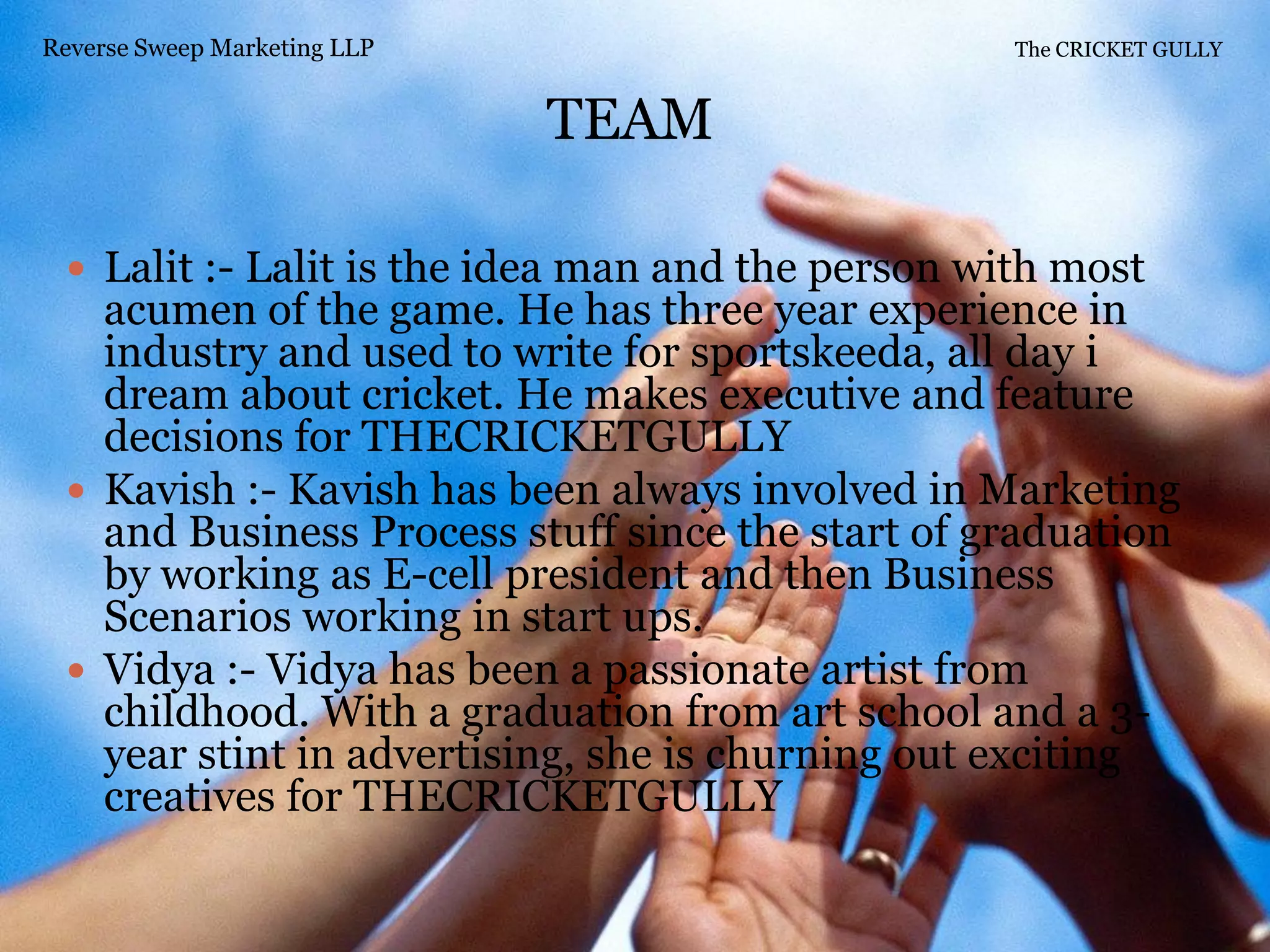 Reverse Sweep Marketing LLP | PDF