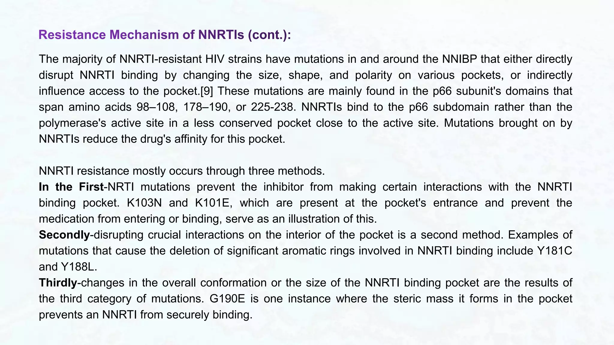 Reverse Transcriptase Inhibitors & Their Resistance.pptx