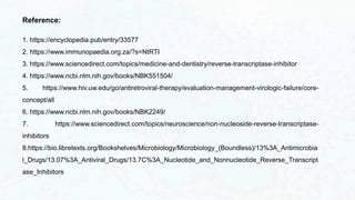 Reverse Transcriptase Inhibitors & Their Resistance.pptx