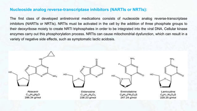Reverse Transcriptase Inhibitors And Their Resistance Pptx Genetics Science