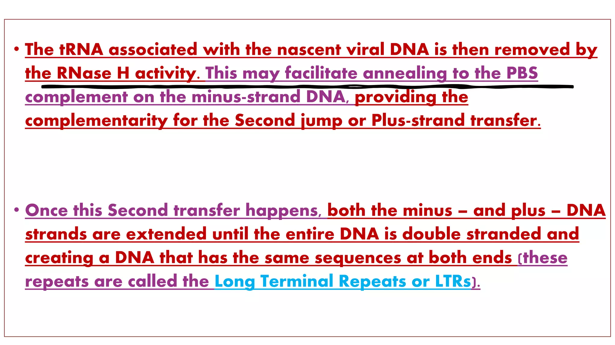 Reverse transcription of hiv 1 .. | PPT