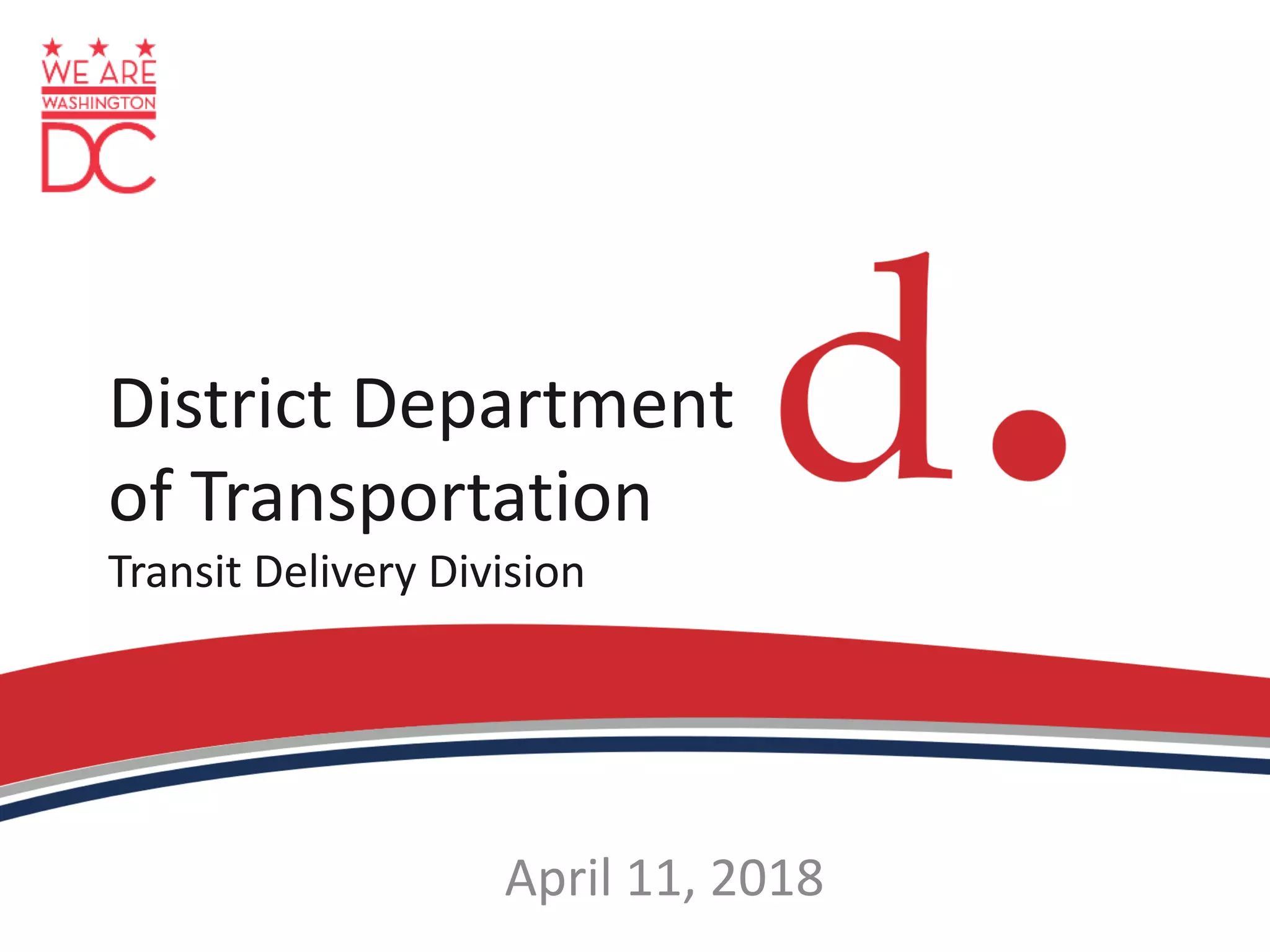 DC Buys 2018 - DDOT Transportation Delivery Division - Full ...