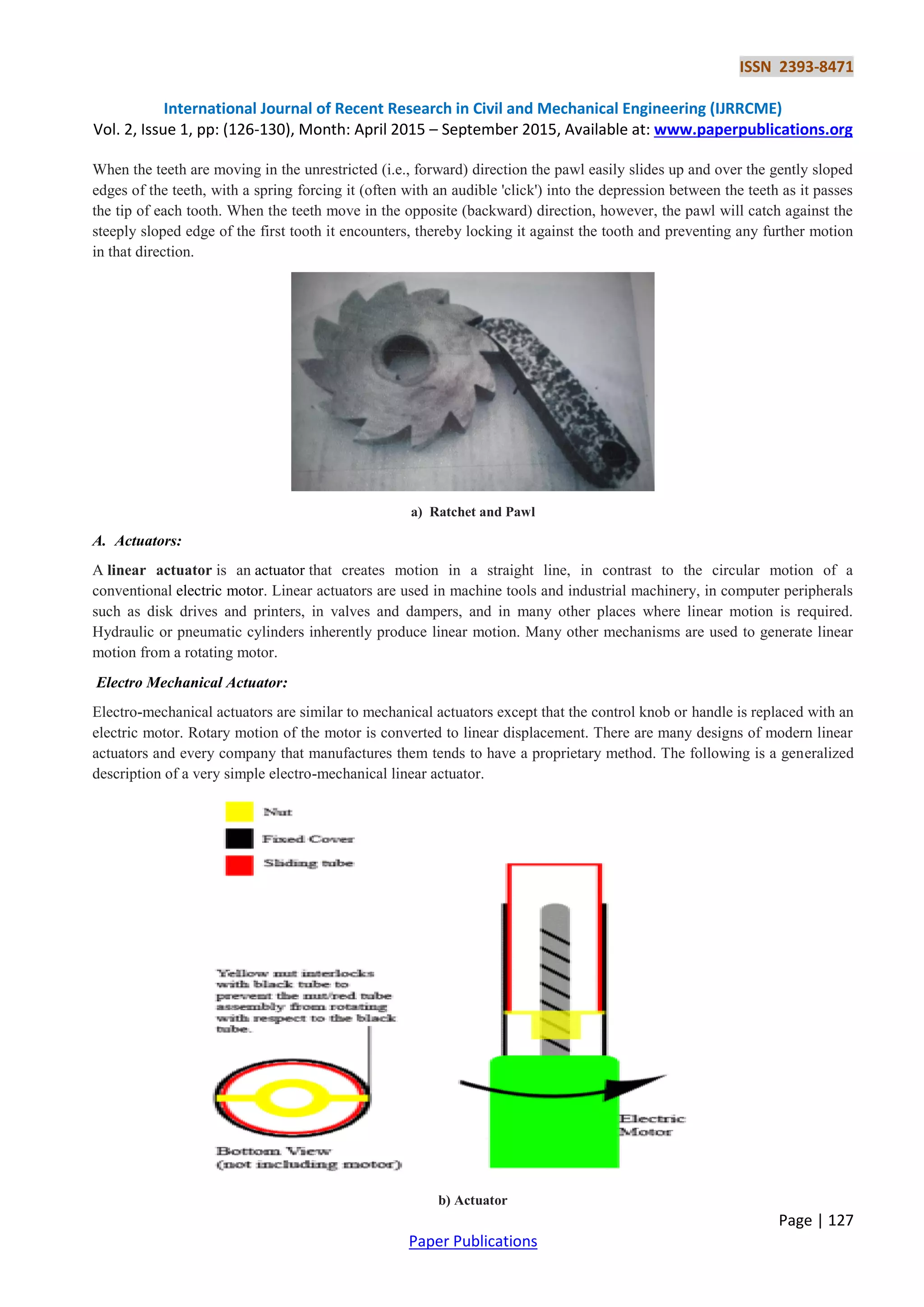 Reverse Wheel Locking Mechanism For Automobiles | PDF