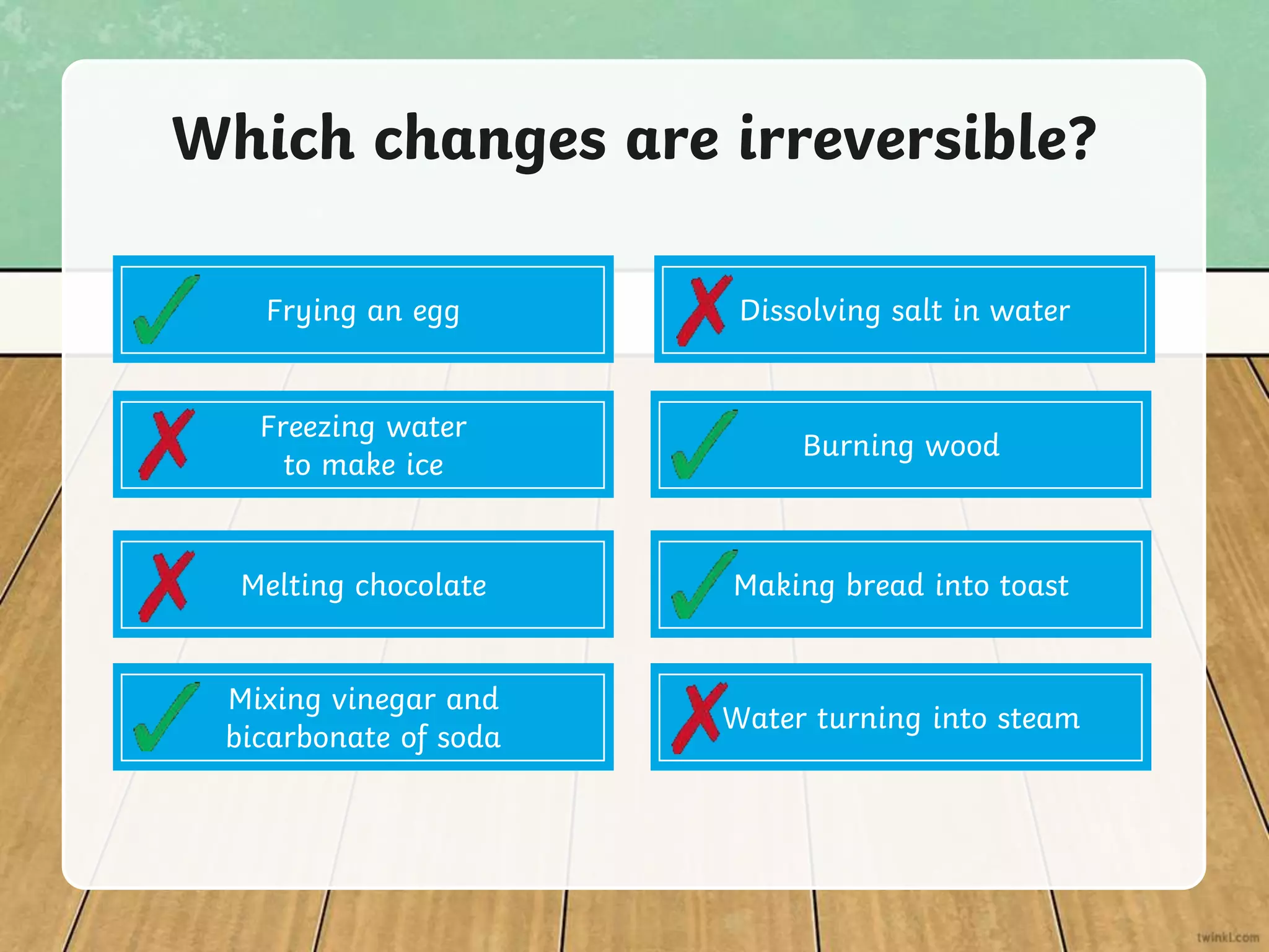 Reversible or-irreversible-changes-quiz-powerpoint | PPTX