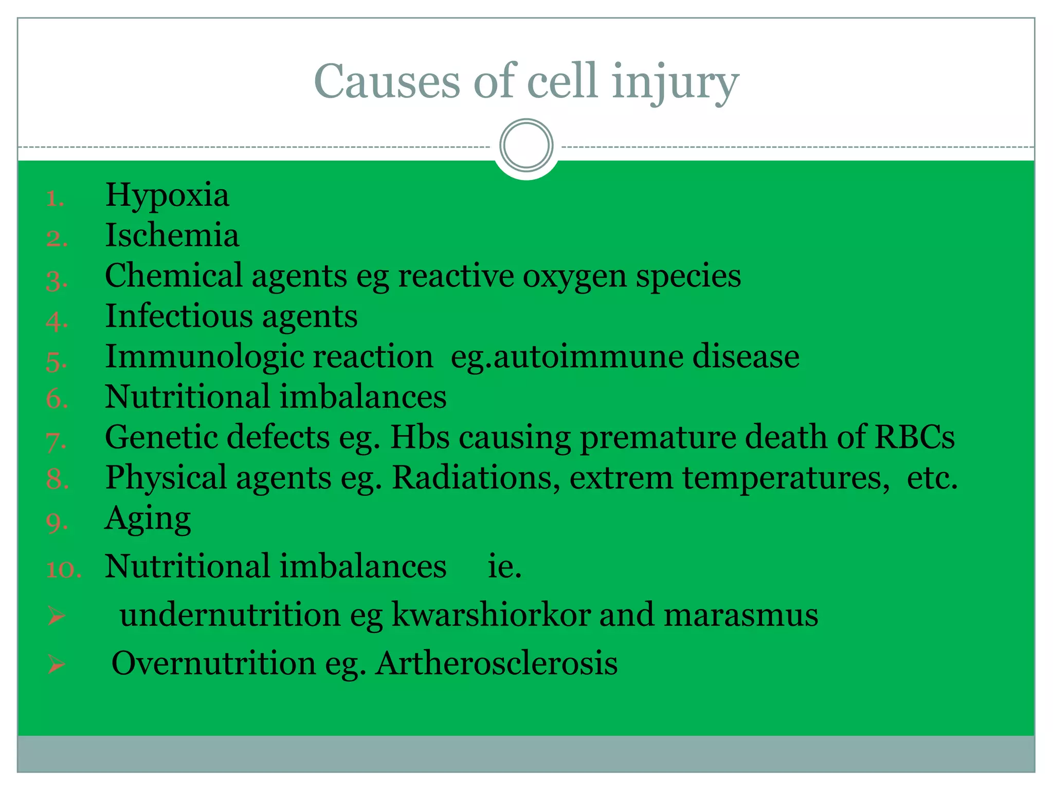 Reversible cell injury | PPTX