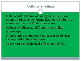 Reversible cell injury | PPTX