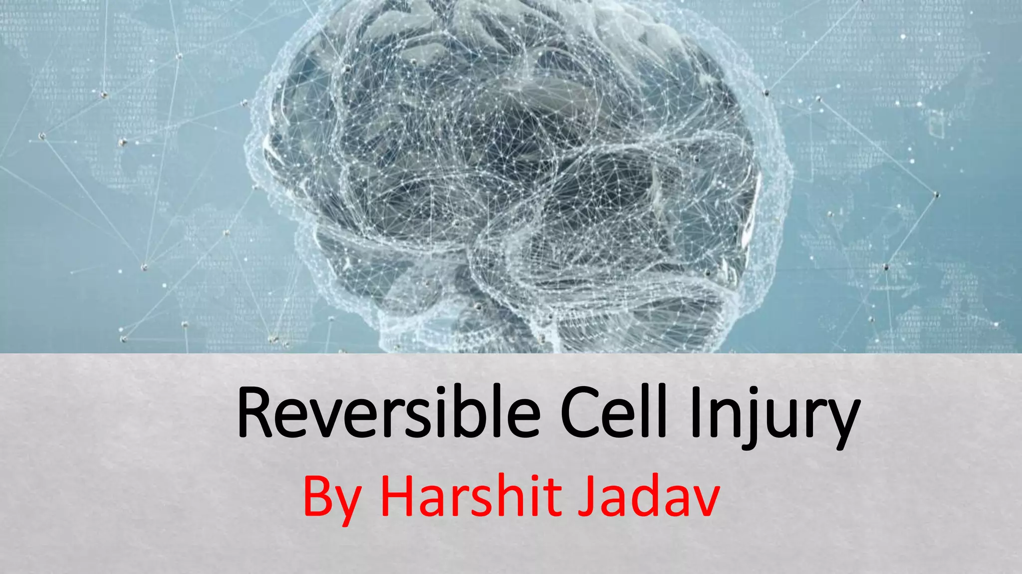 Reversible cell injury I Pathology | PPTX