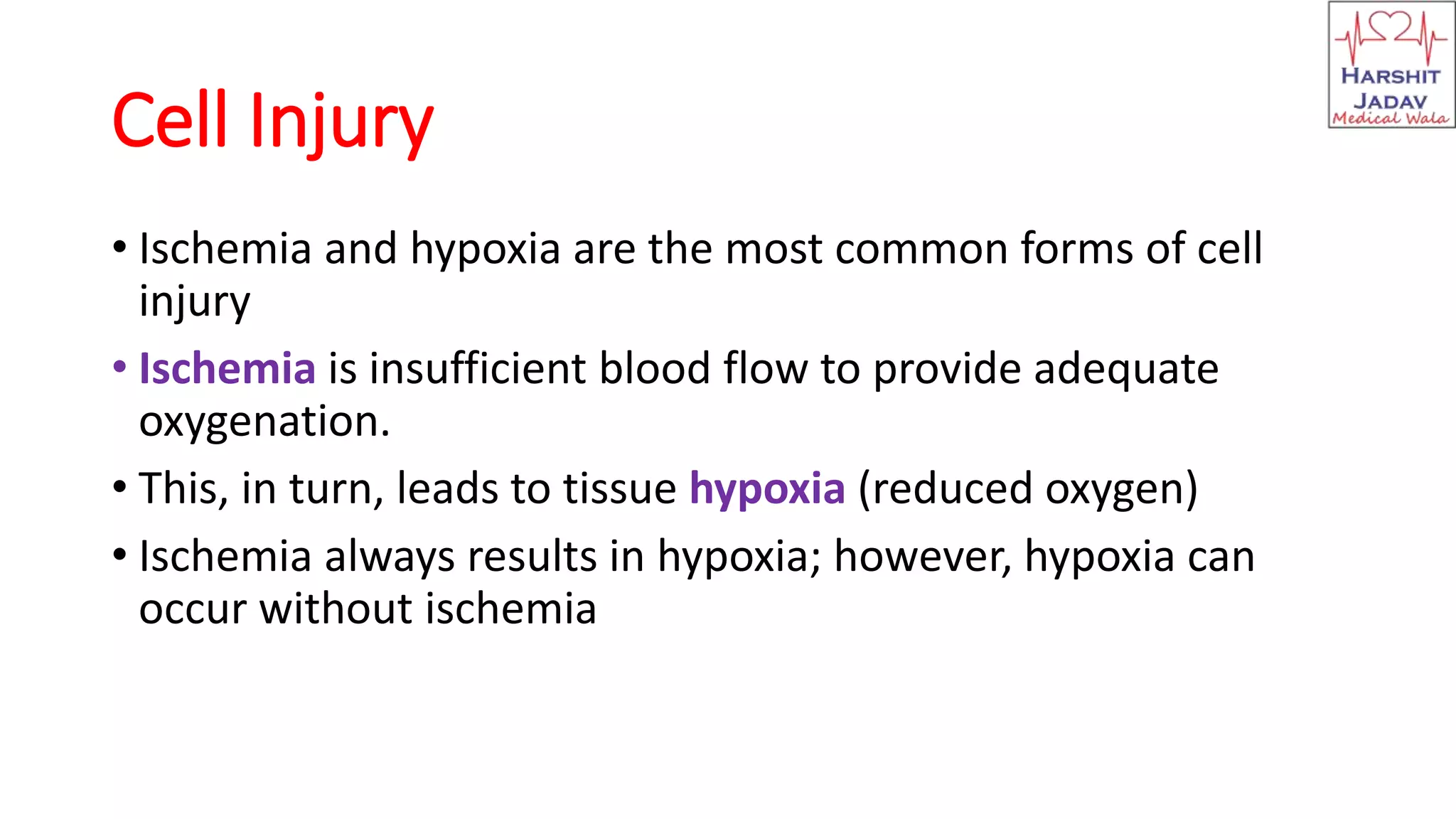 Reversible cell injury I Pathology | PPTX