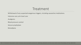 Reversible Cerebral Vasoconstriction Syndrome | PPT