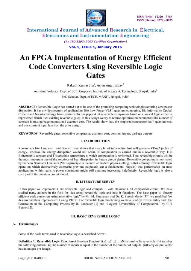 Reversible code converter | PDF