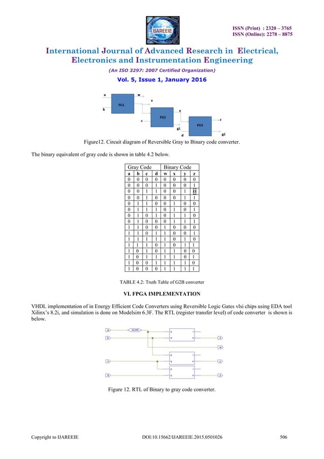 Reversible code converter | PDF
