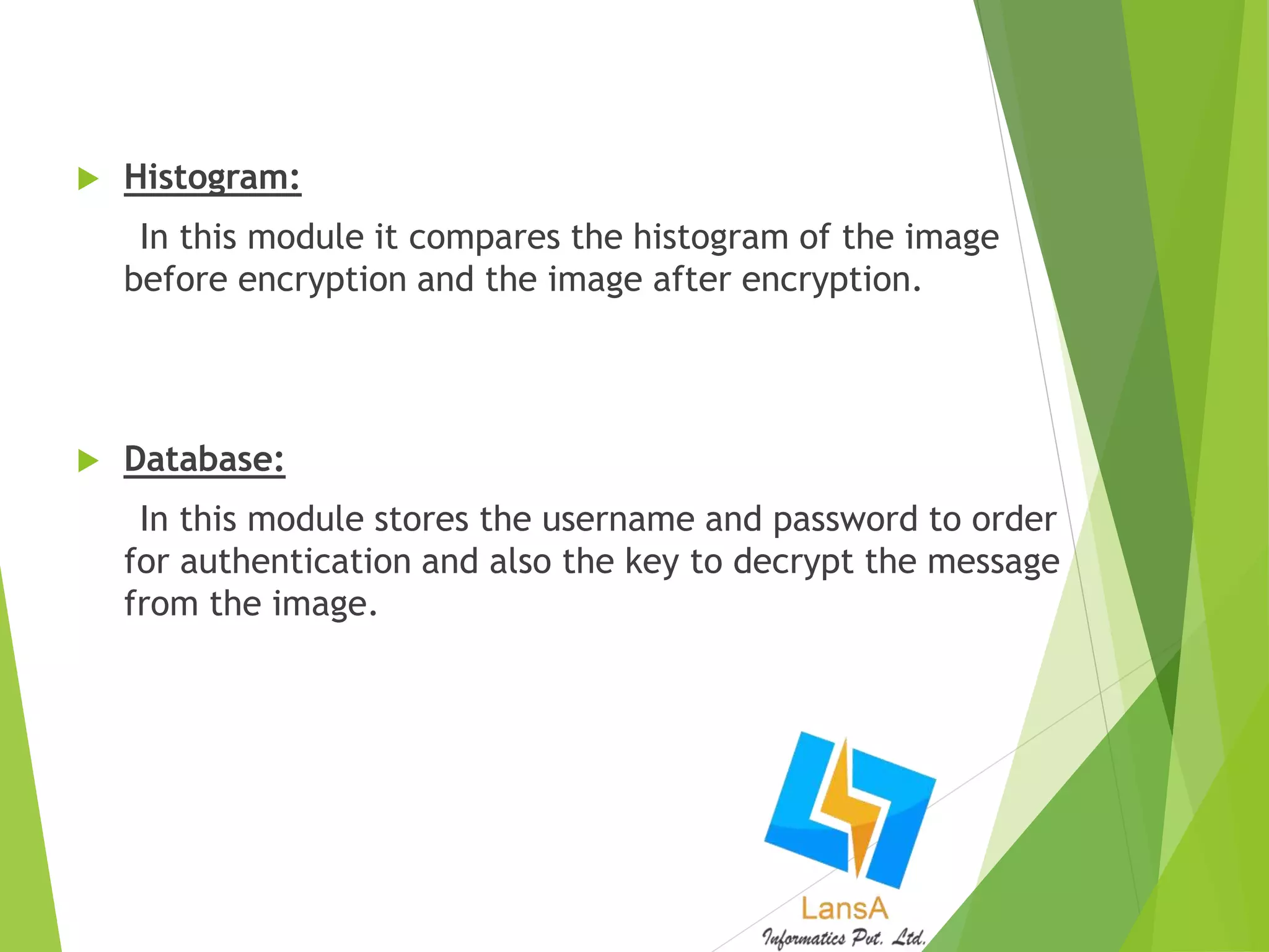 Reversible data hiding in encrypted images by reserving room before encryption | PPTX