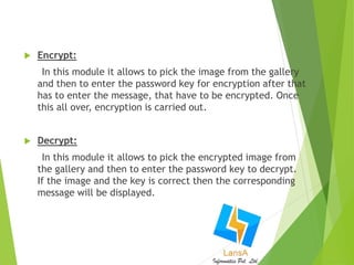 Reversible data hiding in encrypted images by reserving room before encryption | PPTX