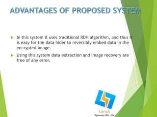 Reversible data hiding in encrypted images by reserving room before ...