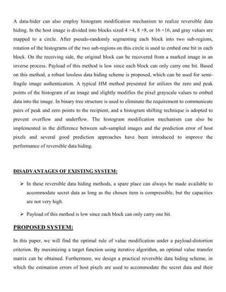 Reversible data hiding with optimal value transfer | DOCX