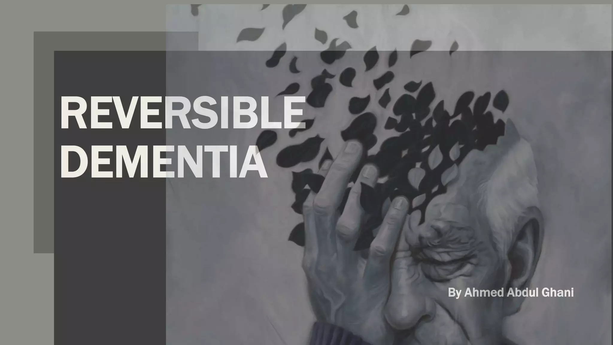 Reversible dementia | PPTX