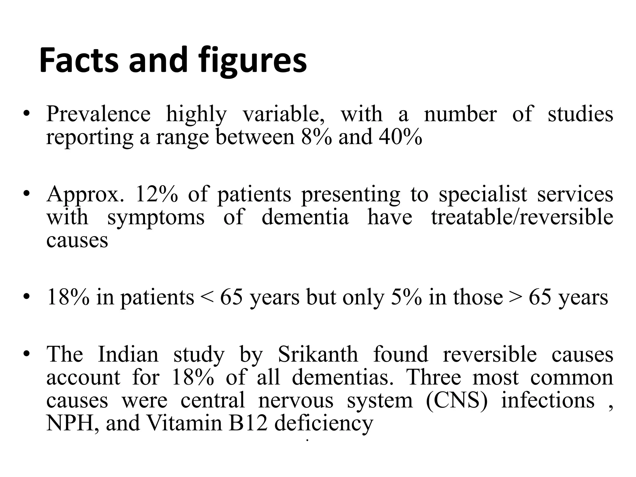 Reversible dementia and delirium | PPTX