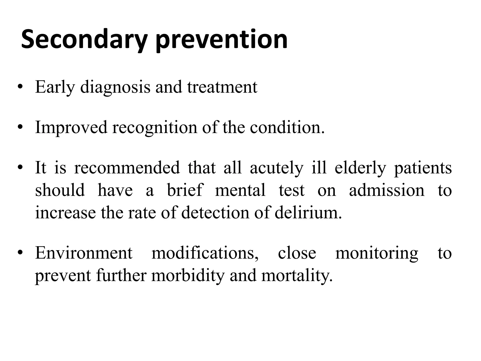 Reversible dementia and delirium | PPTX