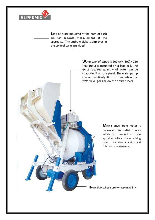 Reversible Mobile Concrete Mixer | PDF