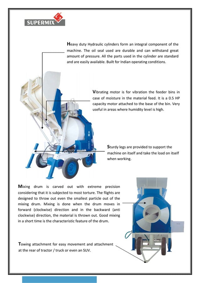 Reversible Mobile Concrete Mixer | PDF