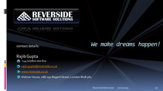 Reverside Company Overview | PDF | Computing | Technology & Computing