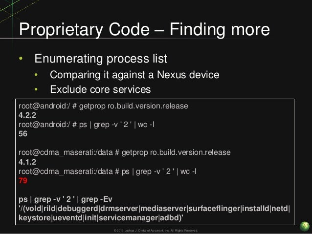 Reversing and Auditing Android's Proprietary Bits