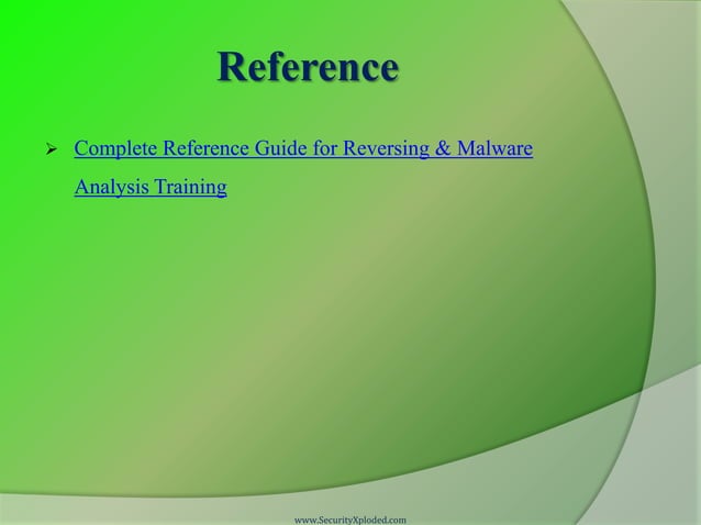 Reversing And Malware Analysis Training Part 1 Lab Setup Guide Ppt