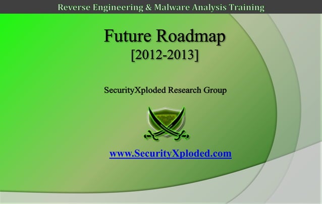 Reversing & Malware Analysis Training Part 13 - Future Roadmap | PPTX ...
