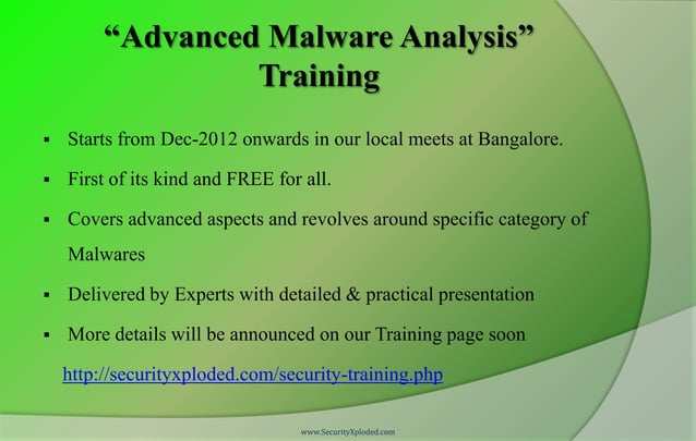 Reversing & Malware Analysis Training Part 13 - Future Roadmap | PPTX | Web Development | Internet