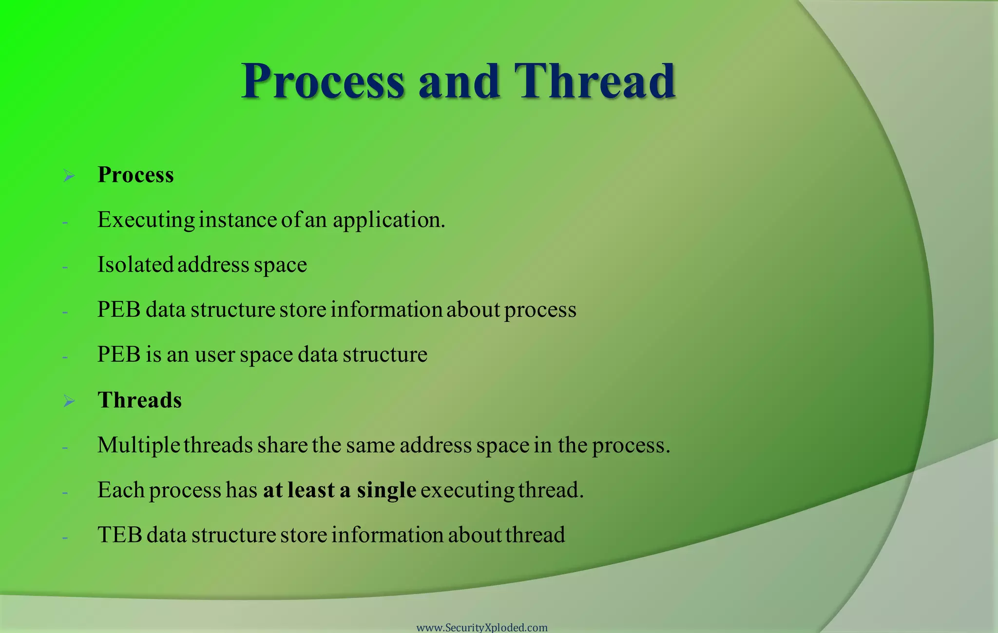 Reversing & malware analysis training part 2 introduction to windows ... Reversing & malware analysis training part 2 introduction to windows ...