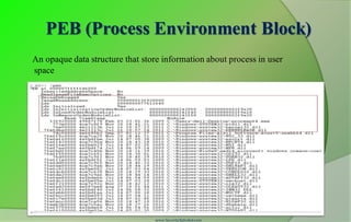 Reversing & malware analysis training part 2 introduction to windows ...