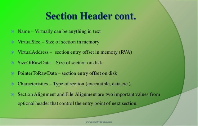 Reversing And Malware Analysis Training Part 3 Windows Pe File Format