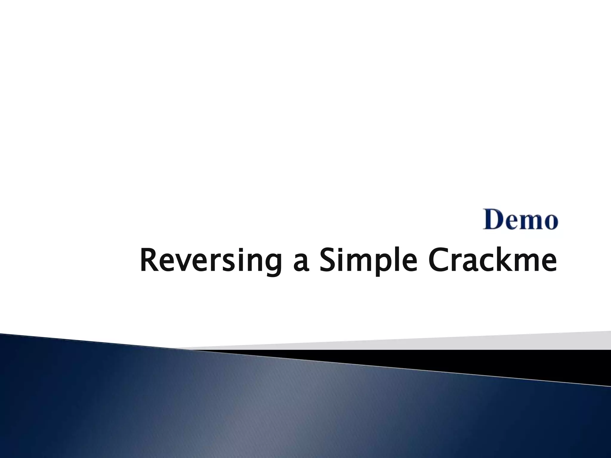 Reversing malware analysis training part6 practical reversing | PPTX