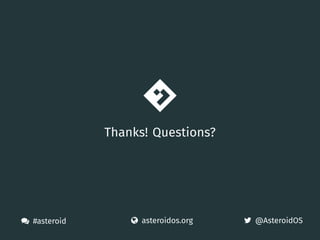 AsteroidOS under the hood | PPT