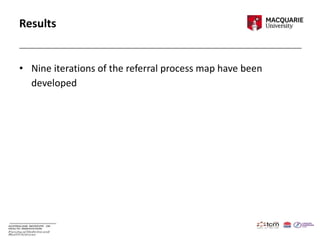 The referral process as imagined versus the referral process as done ...