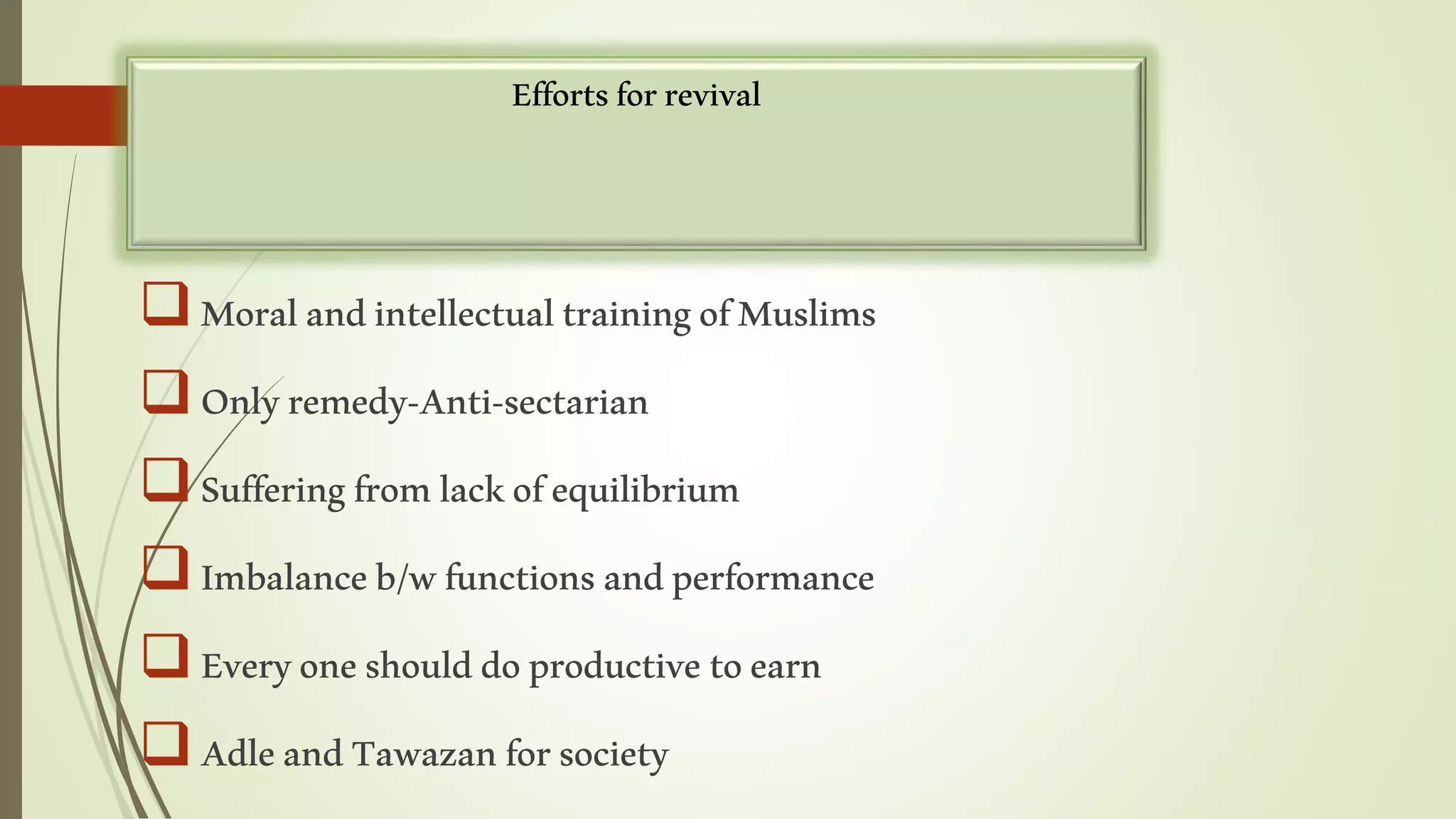 Revival of islam | PPT