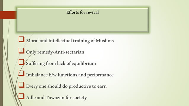 Revival of islam | PPT