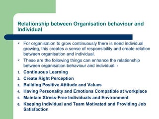 Difference between OB and individual | PPT