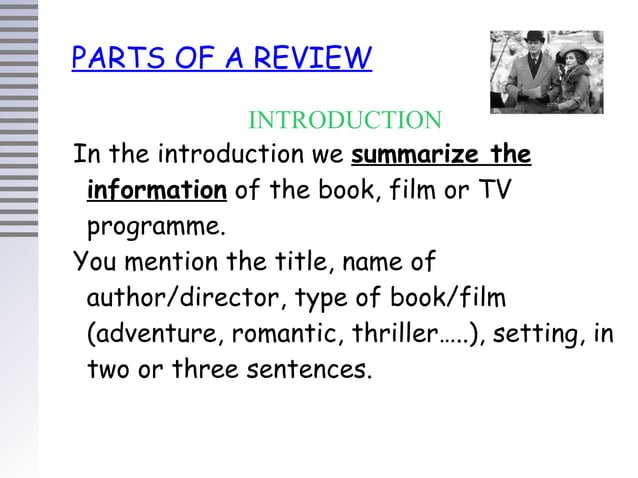 Writing a review | ODP