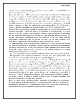 Validation of Wireless and Mobile Network Models and Simulation Paper ...