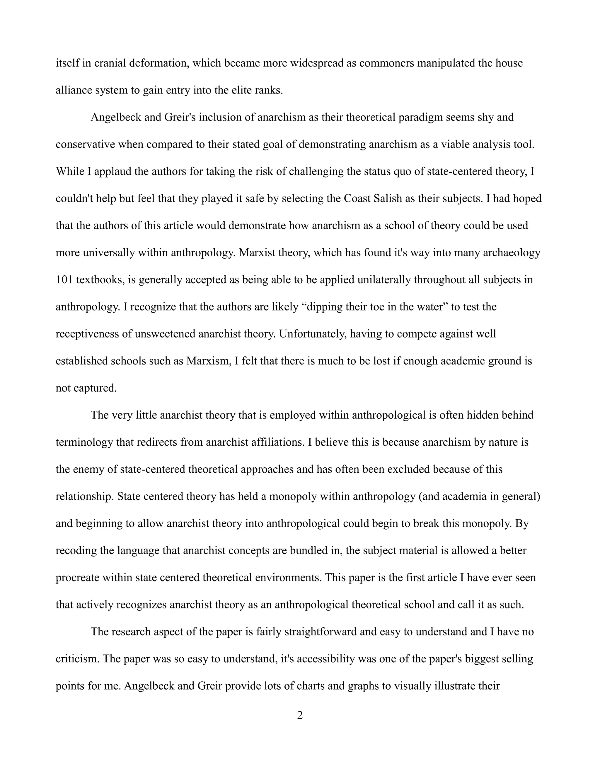 Anarchism in Archaeology | DOC