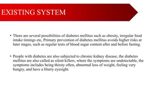 Diabetes prediction using machine learning.pptx